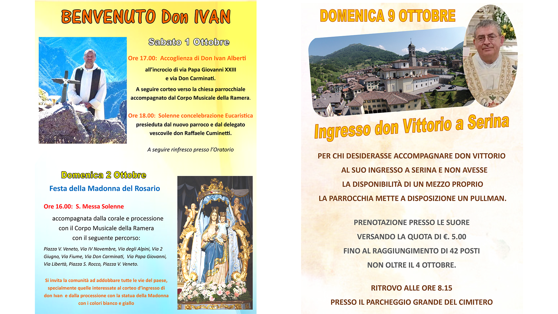 Ingresso Don Ivan e Don Vittorio – Oratorio Paladina